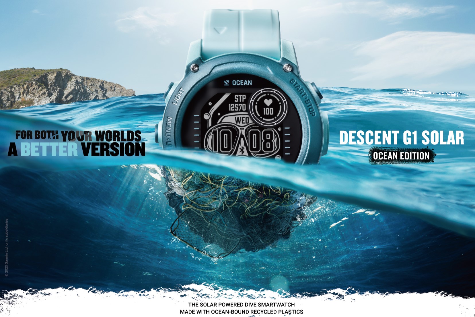 Garmin Unveils Eco-Conscious Dive Computer Crafted from Recycled Ocean ...